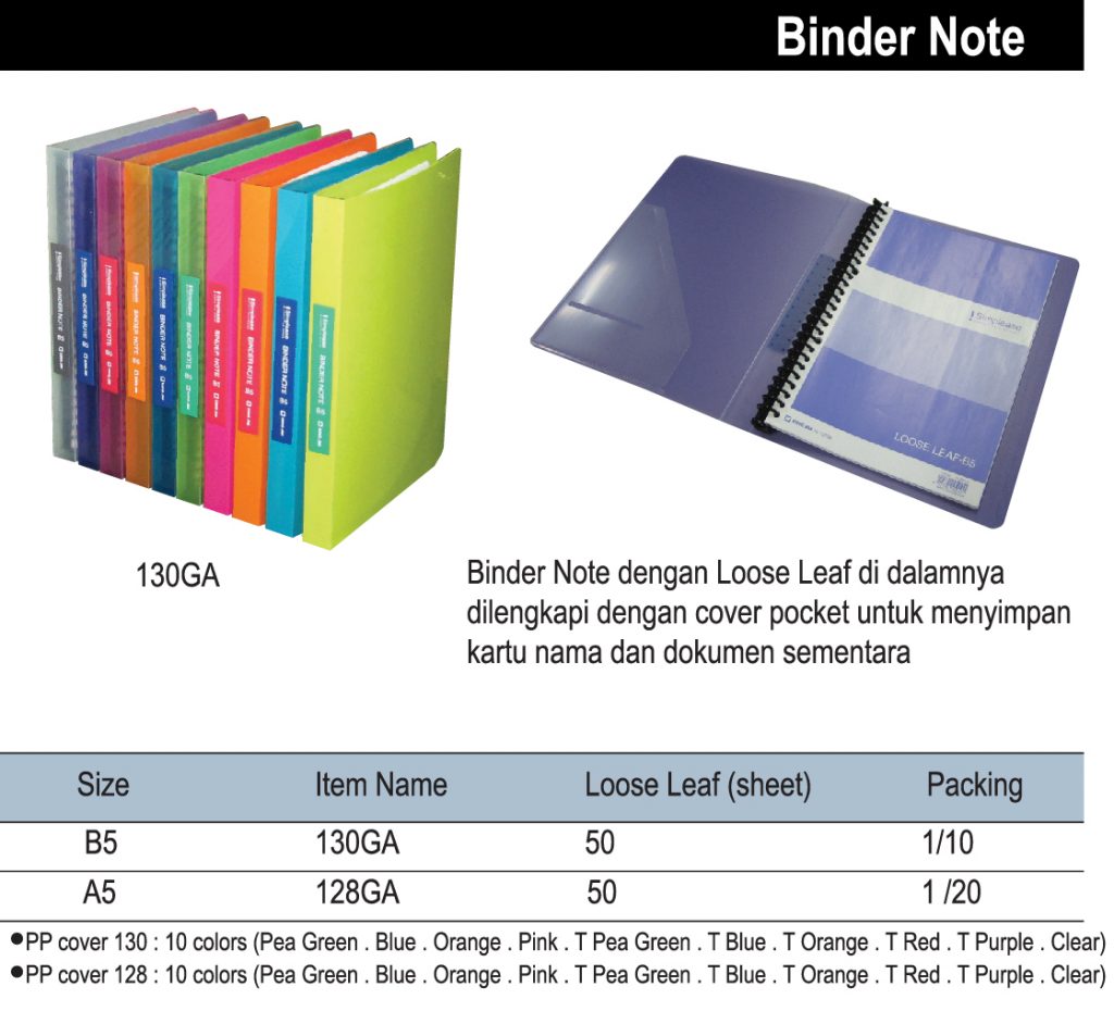 Binder Note-06-06 - PT. KING JIM INDONESIA